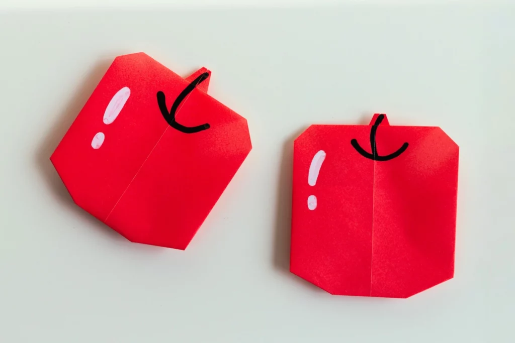 How to Make an Easy Origami Apple - Origami OK