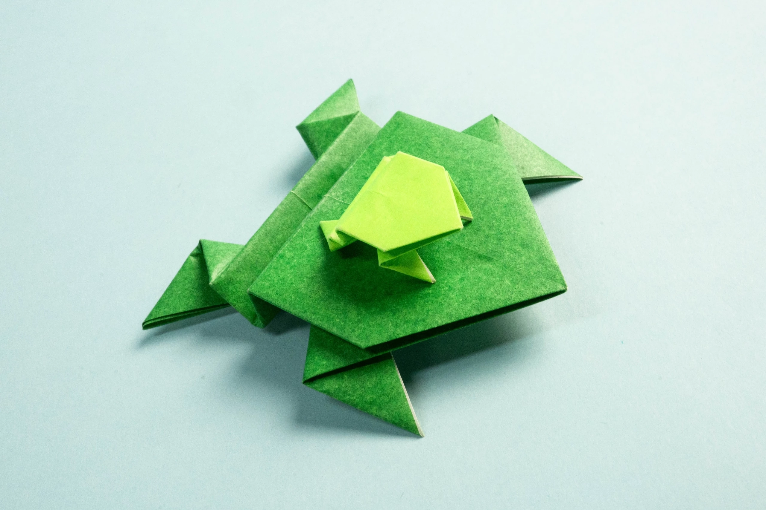 How to Fold an Easy Origami Frog - Jumping Frog - Origami OK
