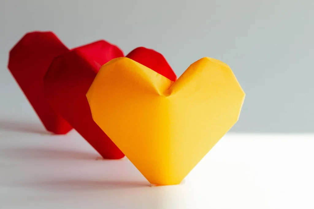 Origami Puffy Heart: Easy Instructions with Pictures - OrigamiOK