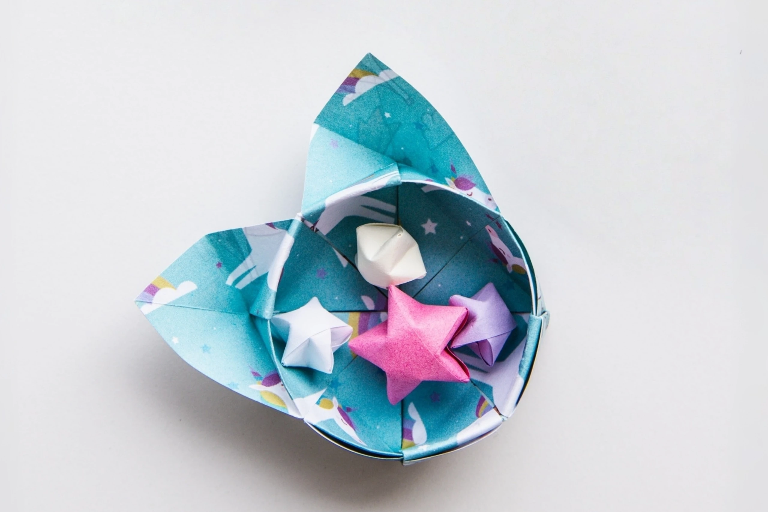 How to Fold an Origami Cat Box - Origami OK