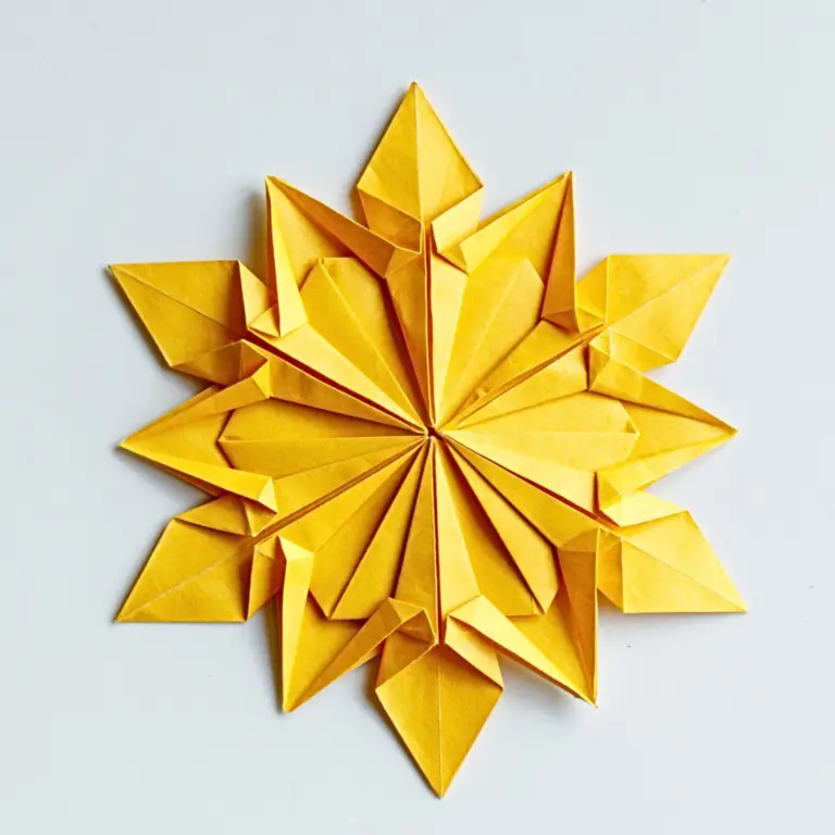 Easy Sticky Note Origami Star - Origami OK
