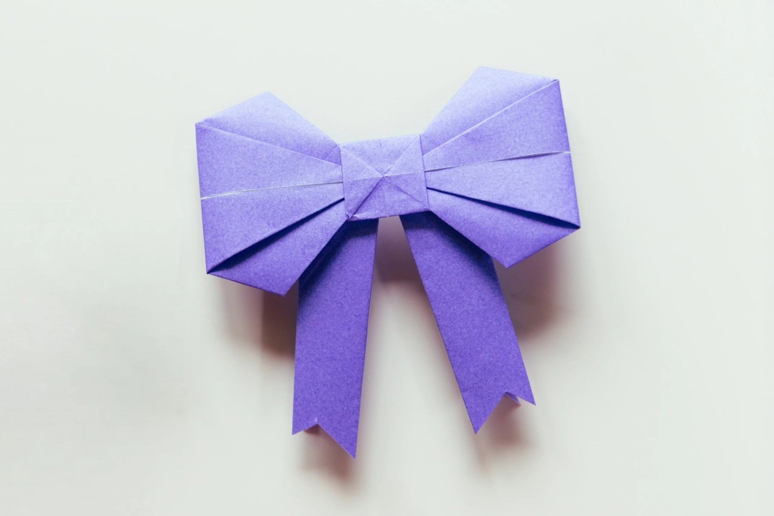 How to Make an Origami Bow - Origami OK