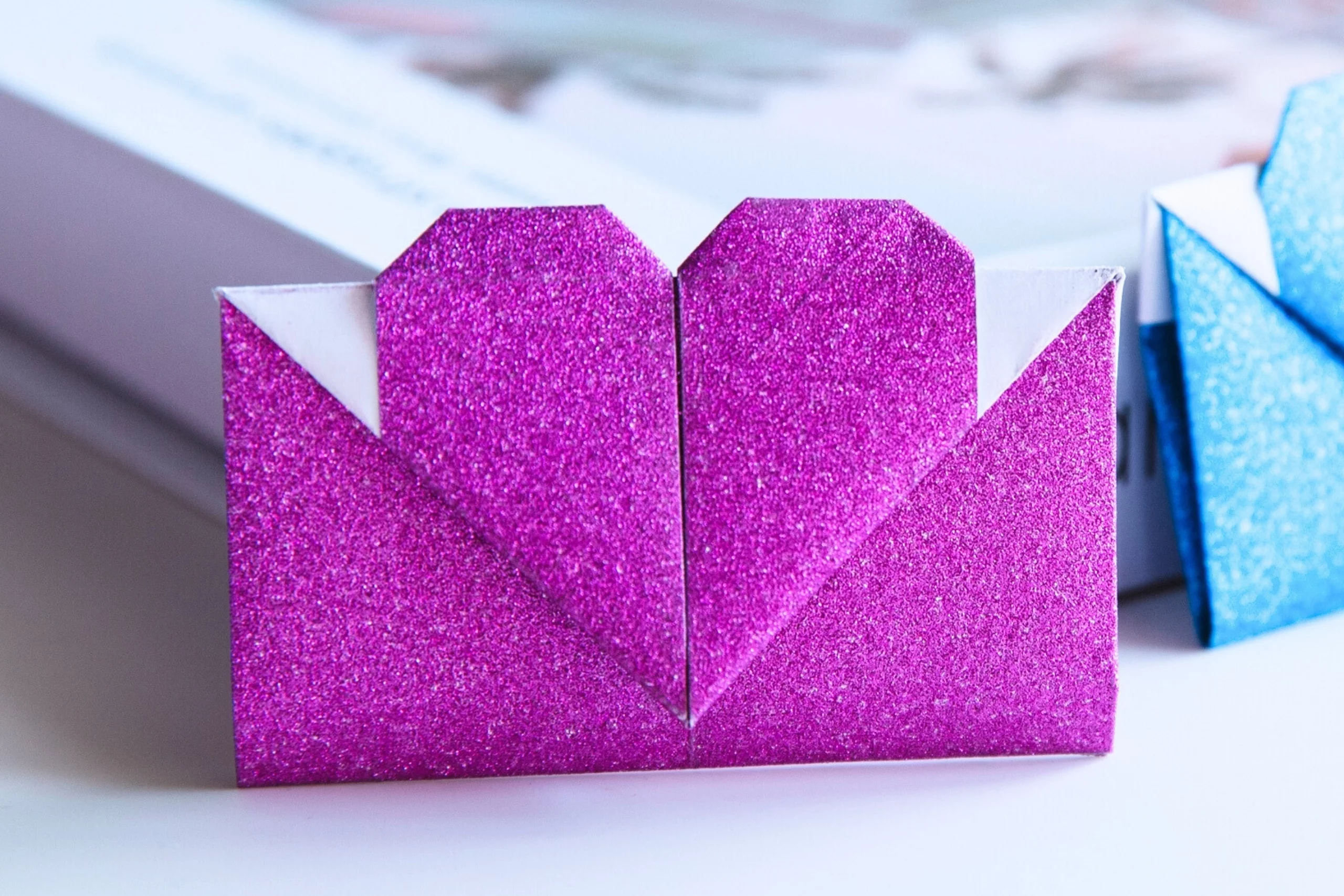 How to Fold an Origami Heart Envelope - Origami OK