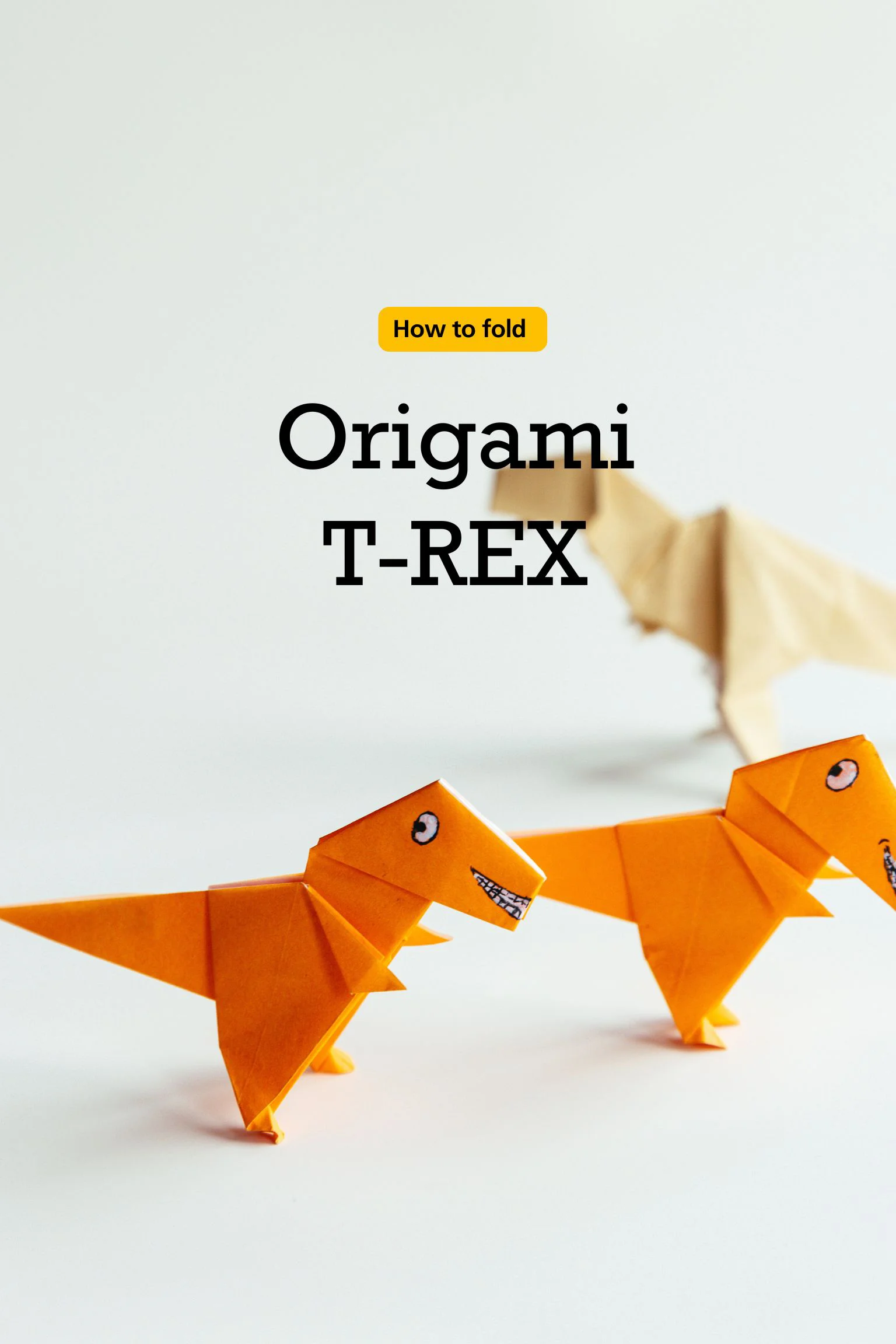 T Rex Origami