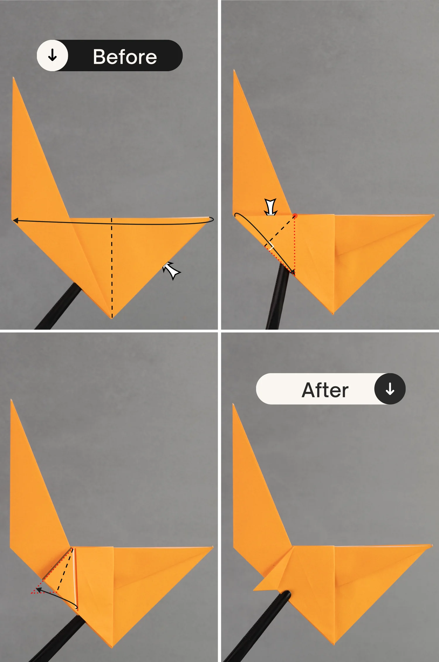 T Rex Origami Tutorial