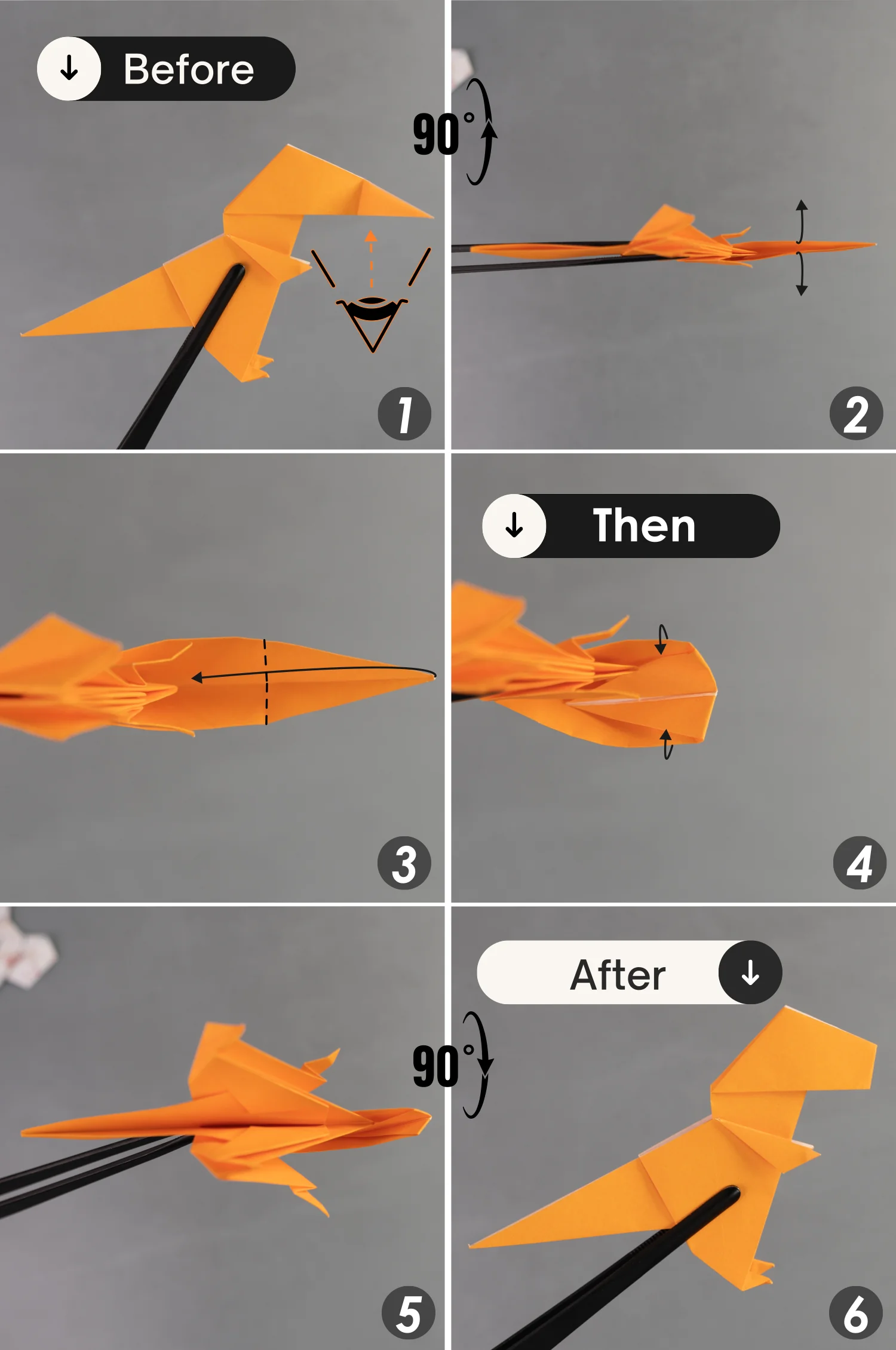 How to Fold an Origami T-REX - Origami OK