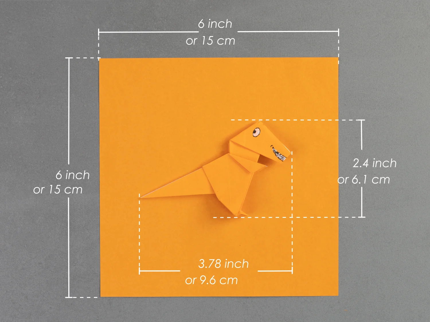 How to Fold an Origami T-REX - Origami OK