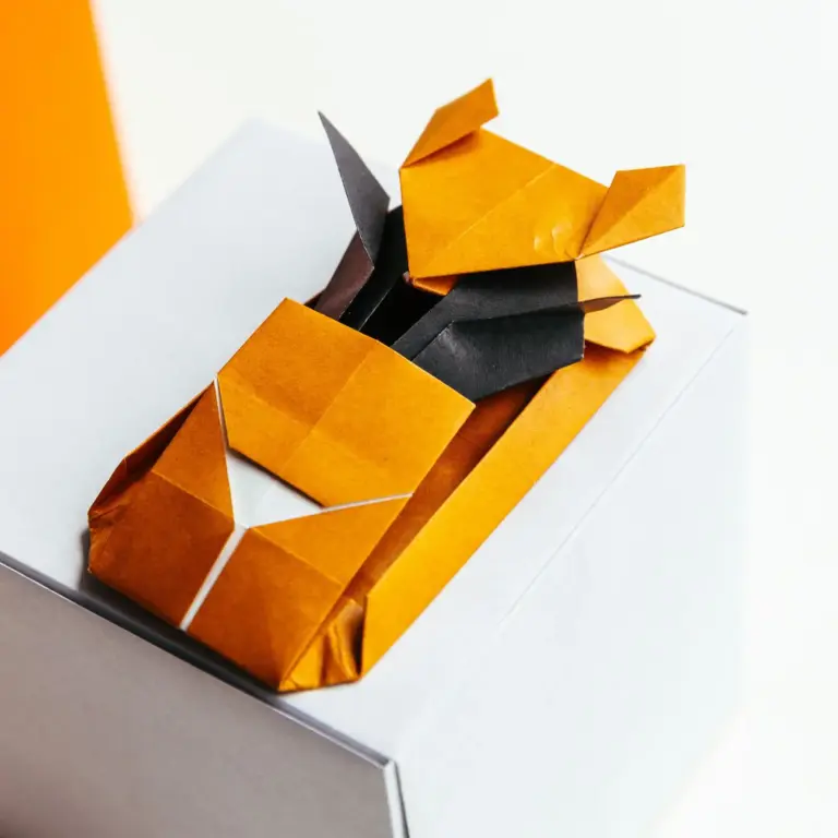 Easy Sticky Note Origami Box - Origami OK