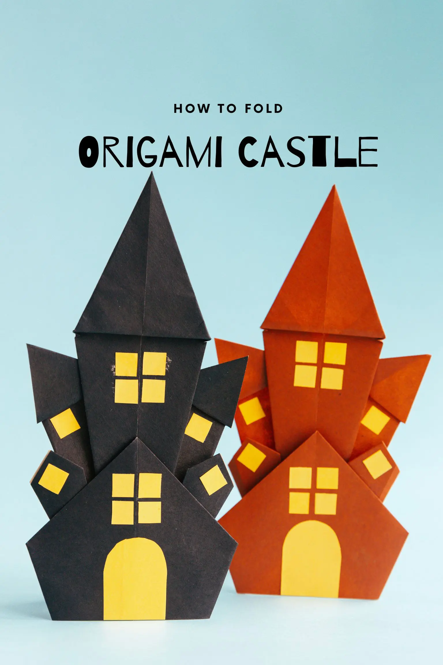 How to Fold an Origami Castle - Origami OK
