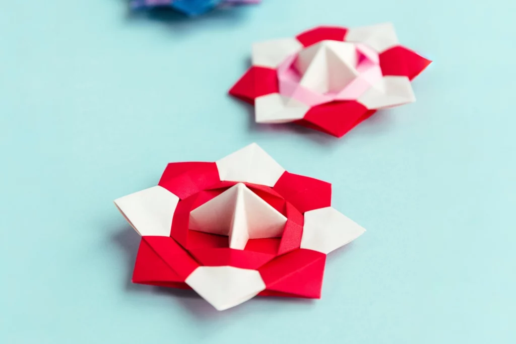 Origami Spinning Top: Easy 3 Piece Paper Twister Instructions - OrigamiOK
