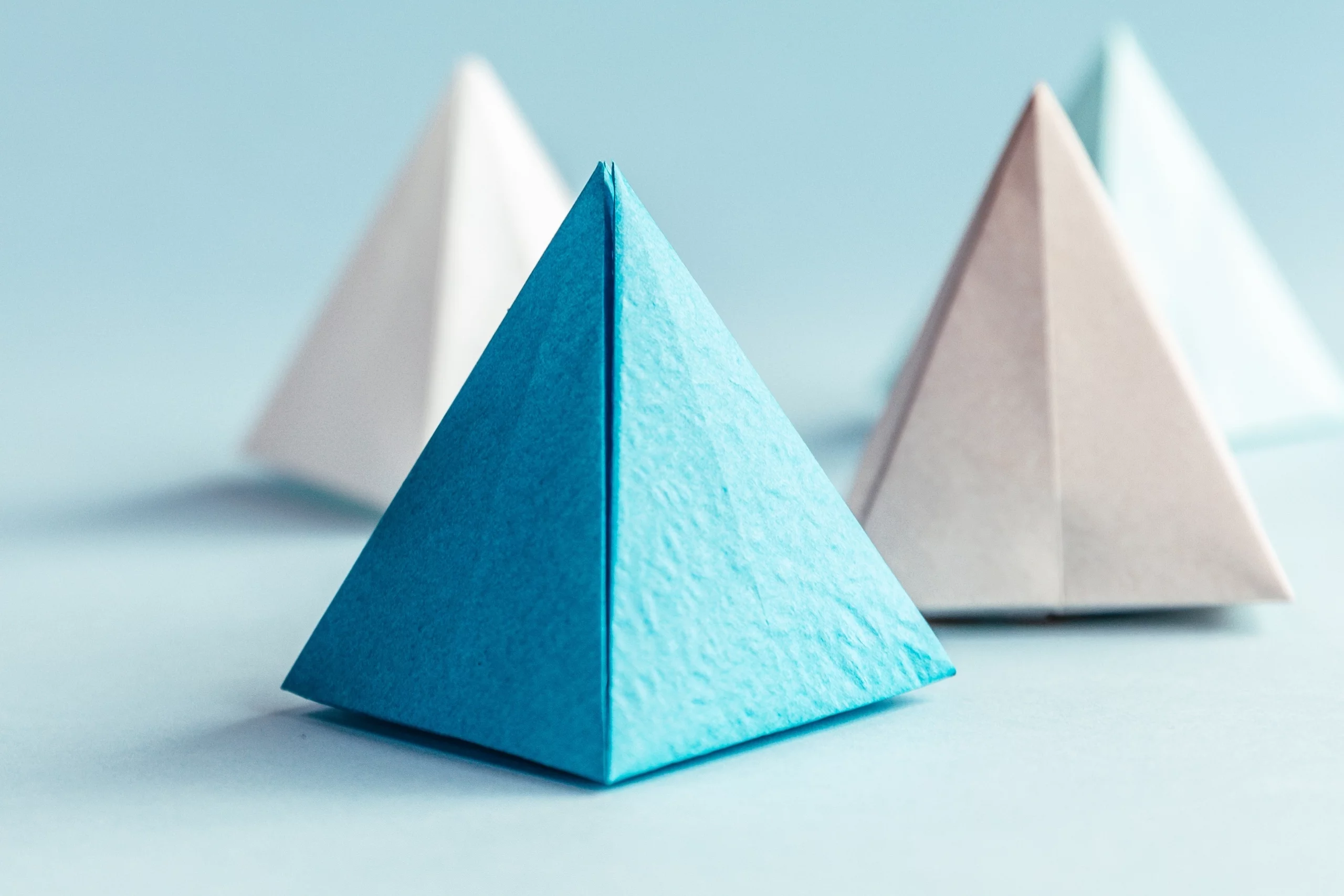 How to Fold an Origami Triangle Pyramid - Origami OK