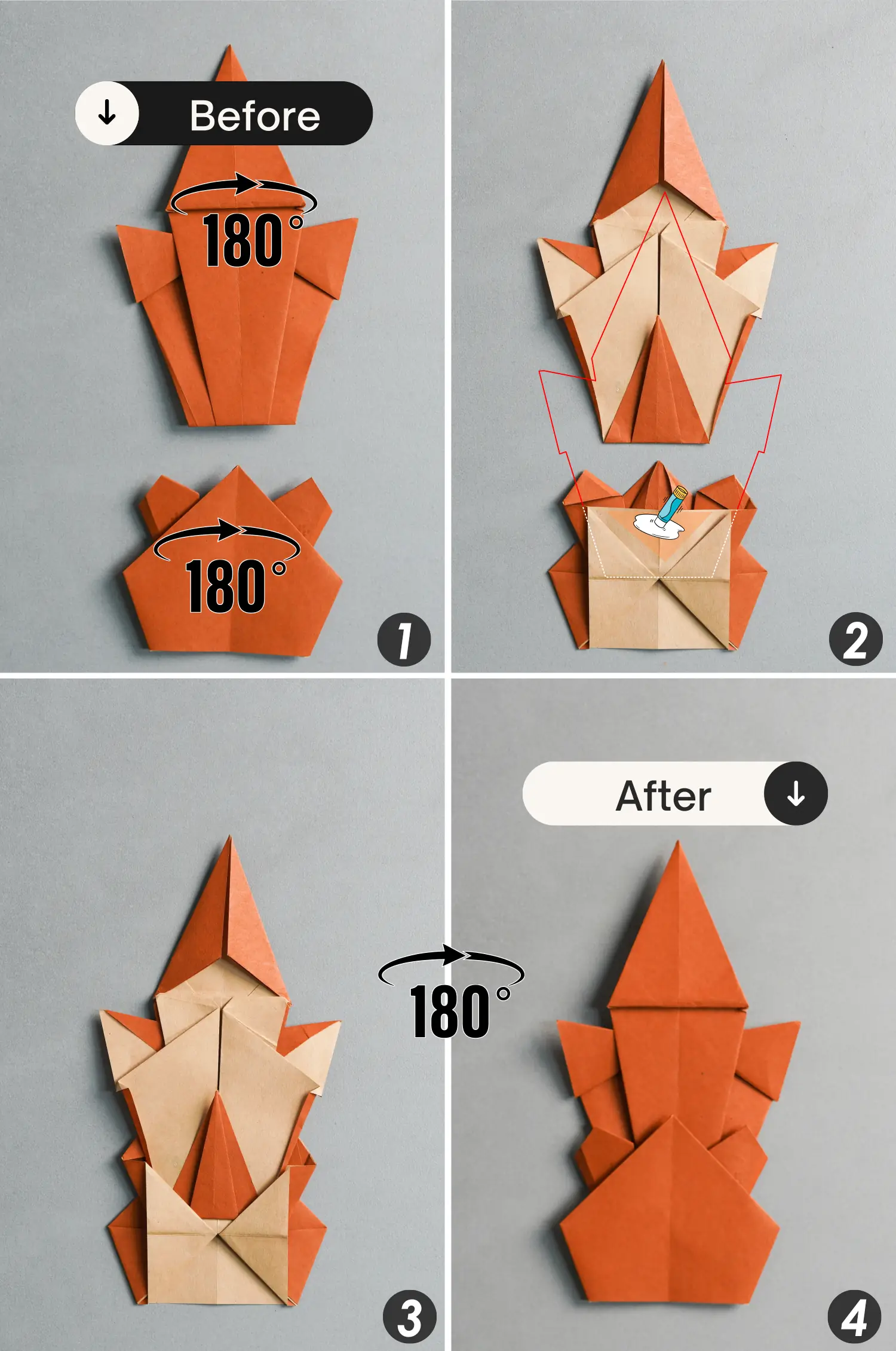 How to Fold an Origami Castle - Origami OK