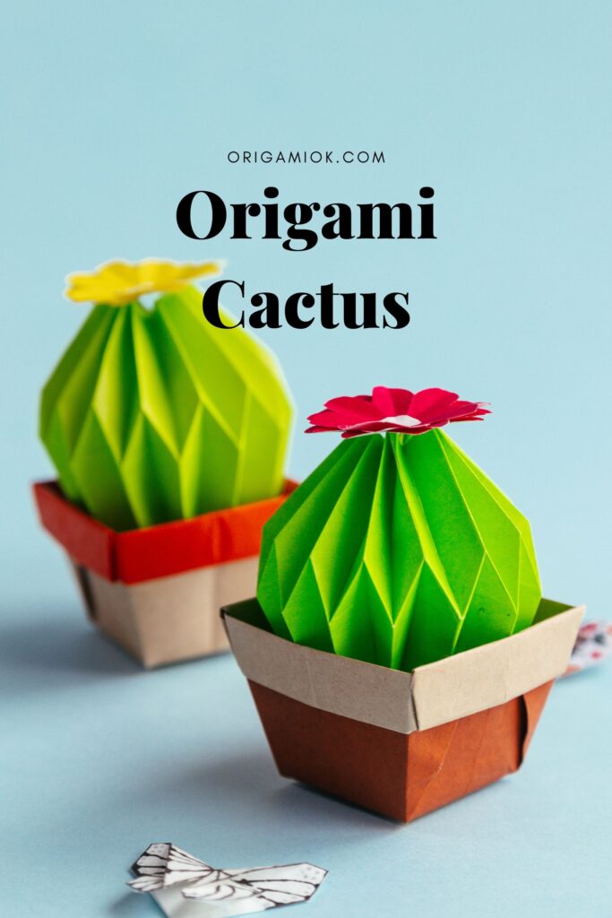 How to Make an Origami Cactus - Origami OK