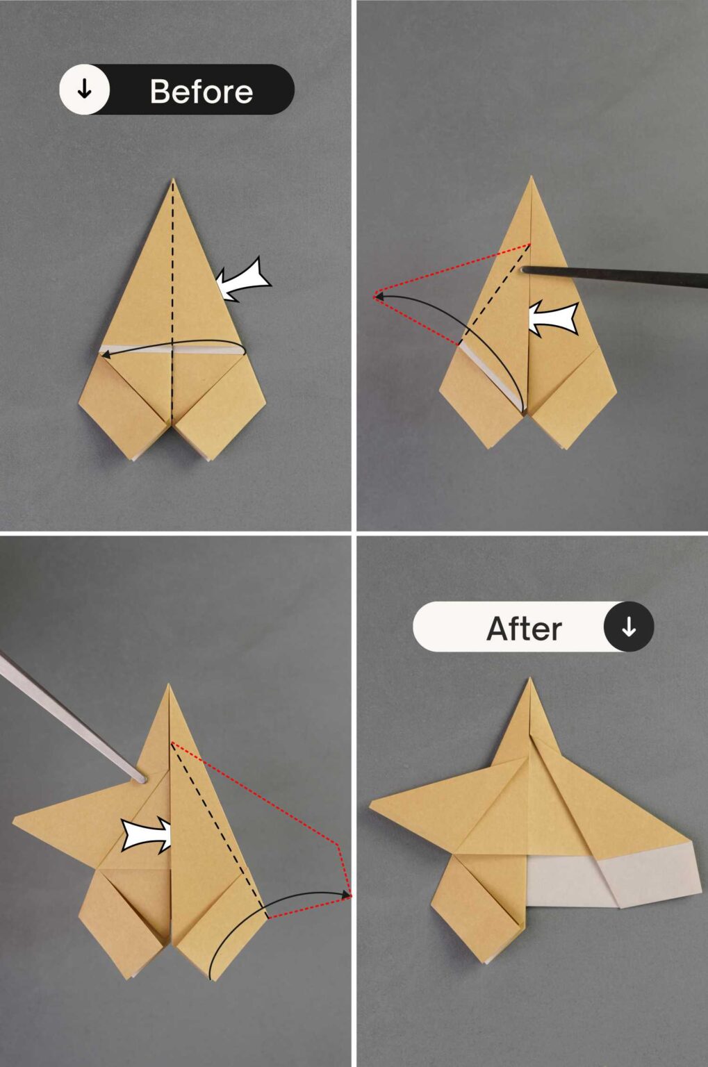 Origami Fighter Jet: Step-by-Step Instructions - OrigamiOK