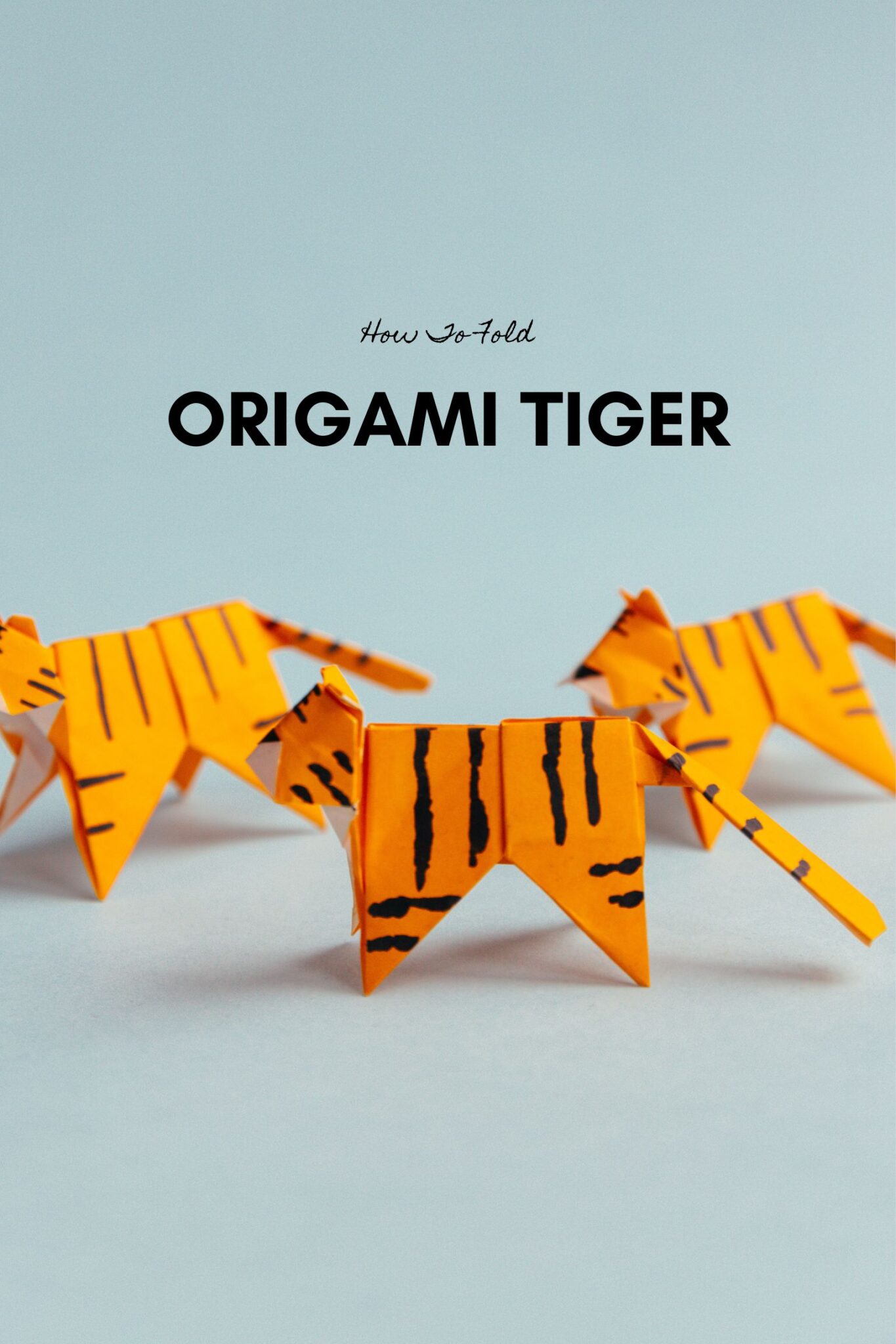 How to Make an Origami Tiger - Origami OK