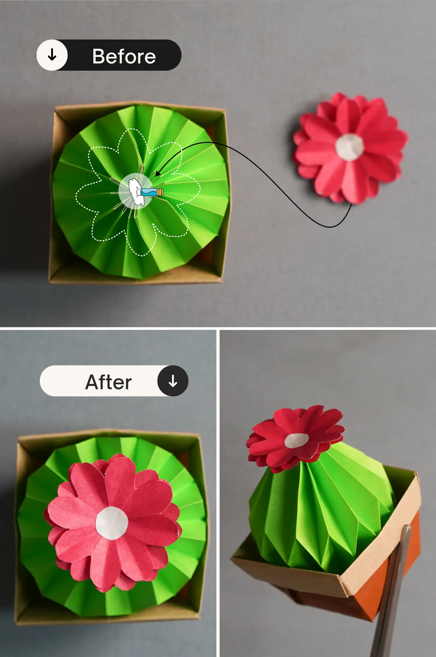 How to Make an Origami Cactus - Origami OK