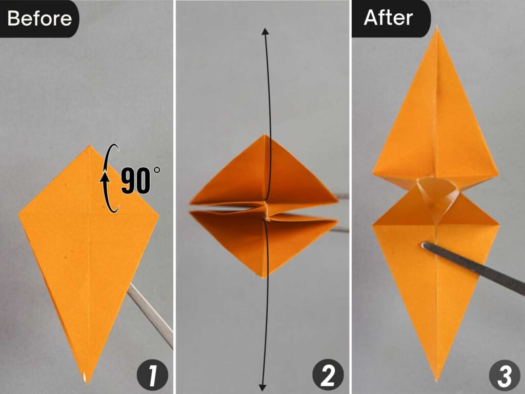 Origami Spinning Top with Two Pieces of Paper - OrigamiOK