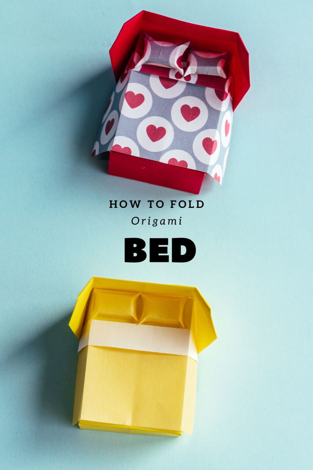 How to Make an Origami Bed - Origami OK