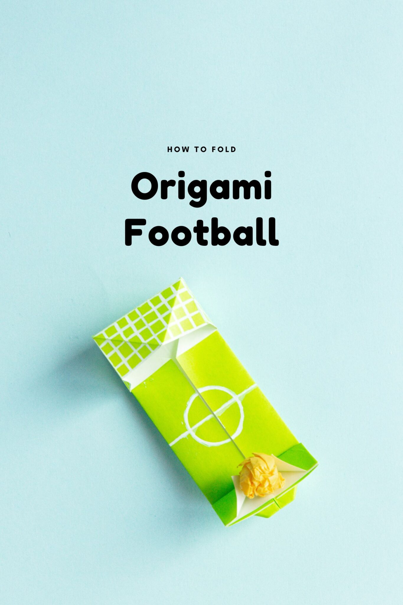 How to Fold an Origami Football - Origami OK