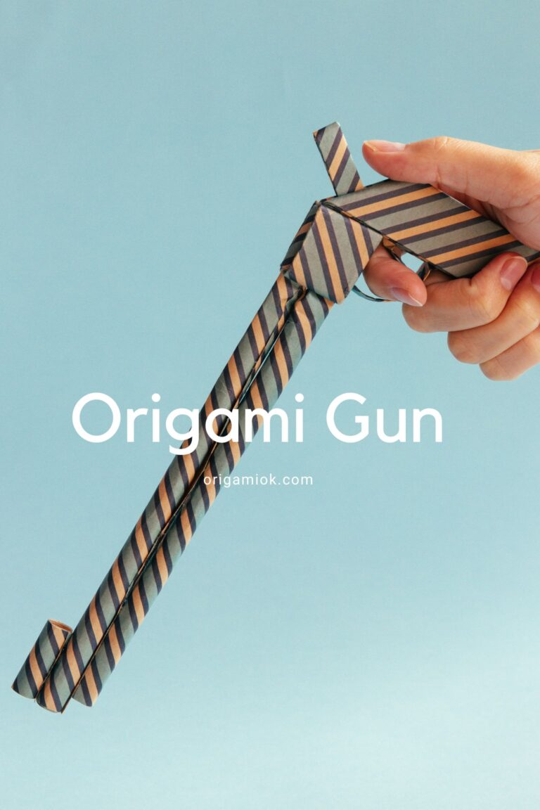 Origami Gun: Step-by-Step Instructions - OrigamiOK