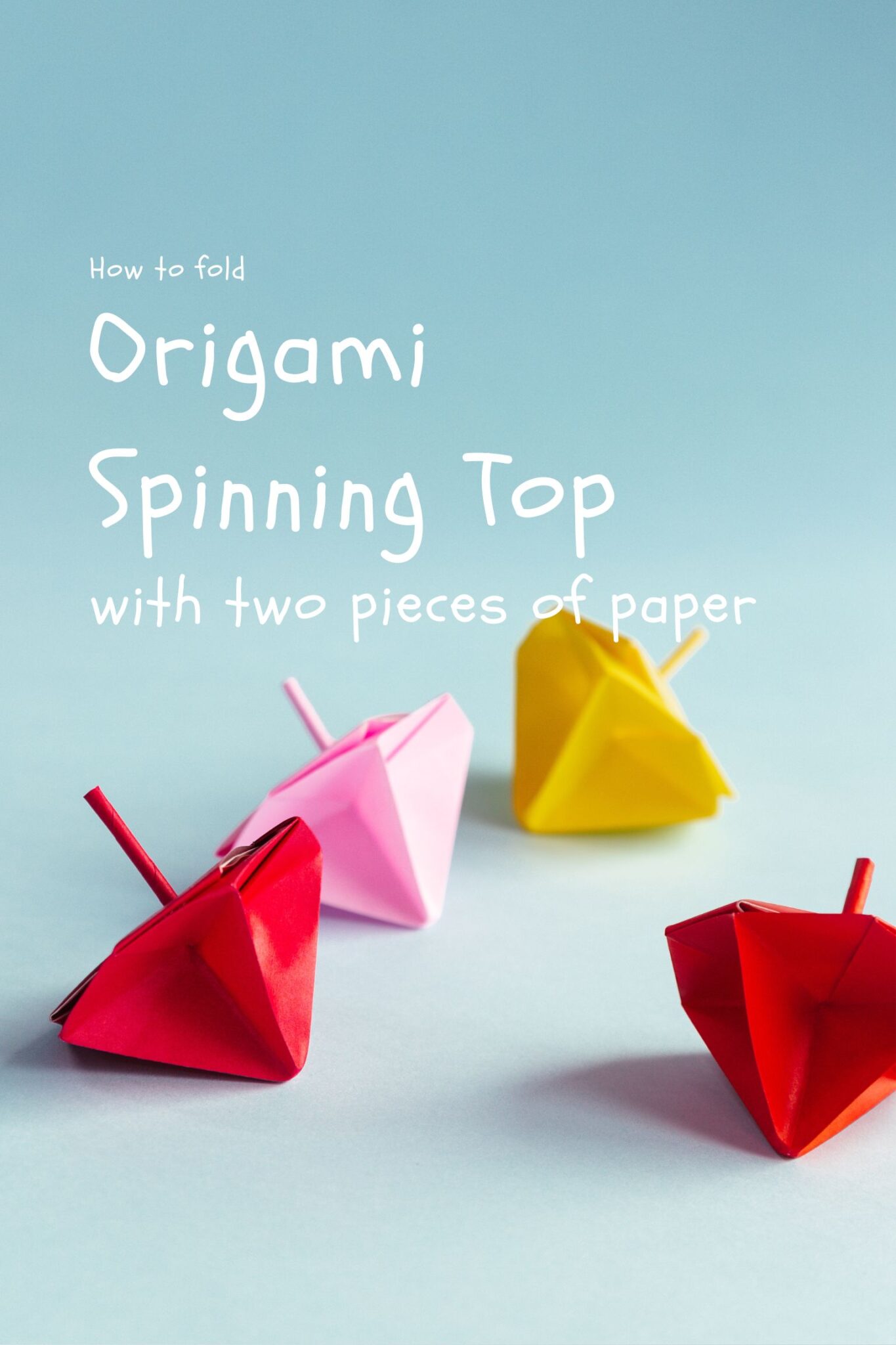Origami Spinning Top with Two Pieces of Paper - Origami OK