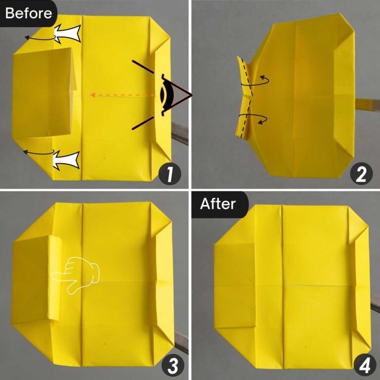 How to Make an Origami Bed - OrigamiOK