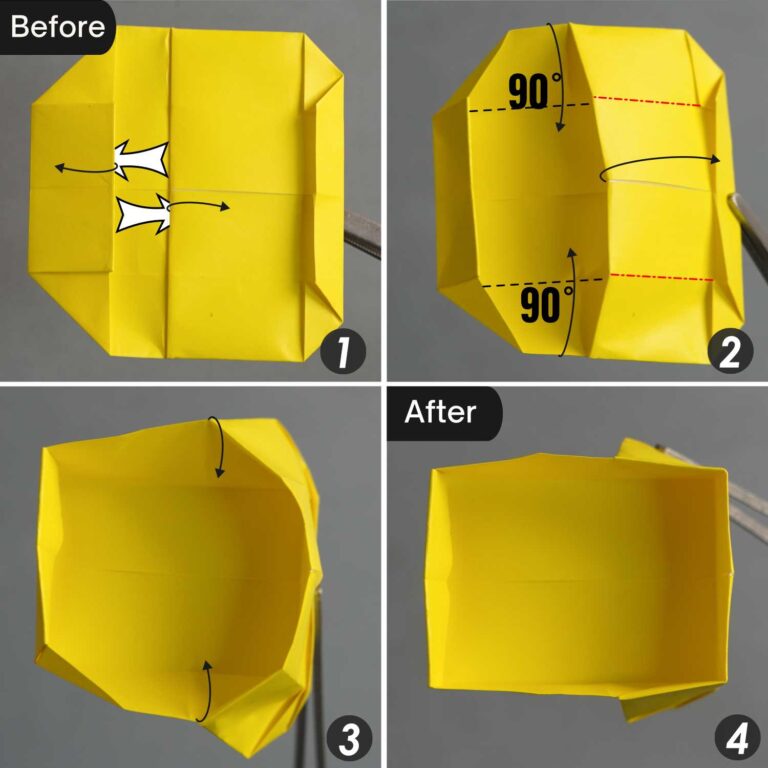 How to Make an Origami Bed - OrigamiOK