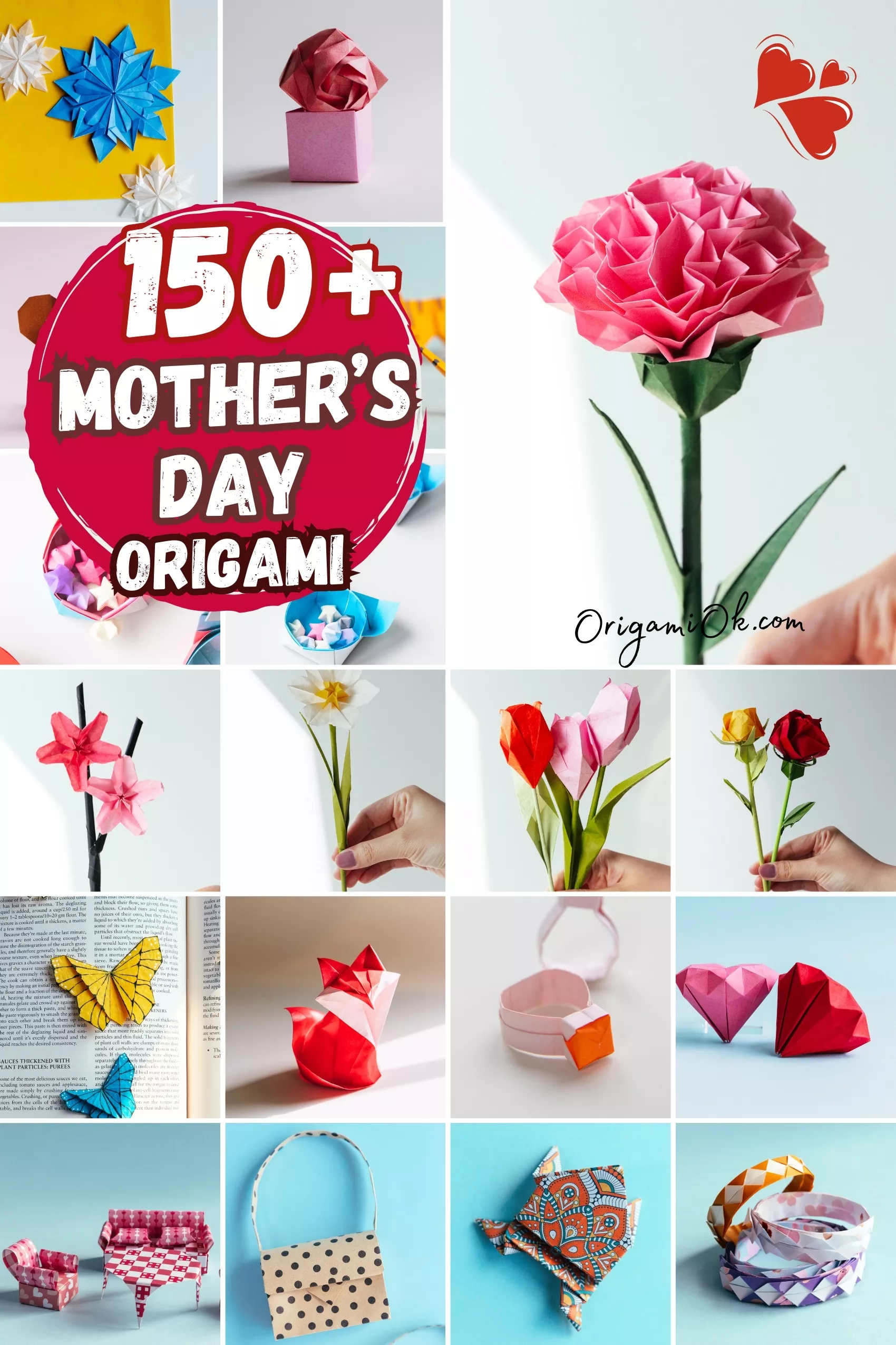 150+ Mother's Day Origami Ideas - Paper Gifts for Mom - Origami OK