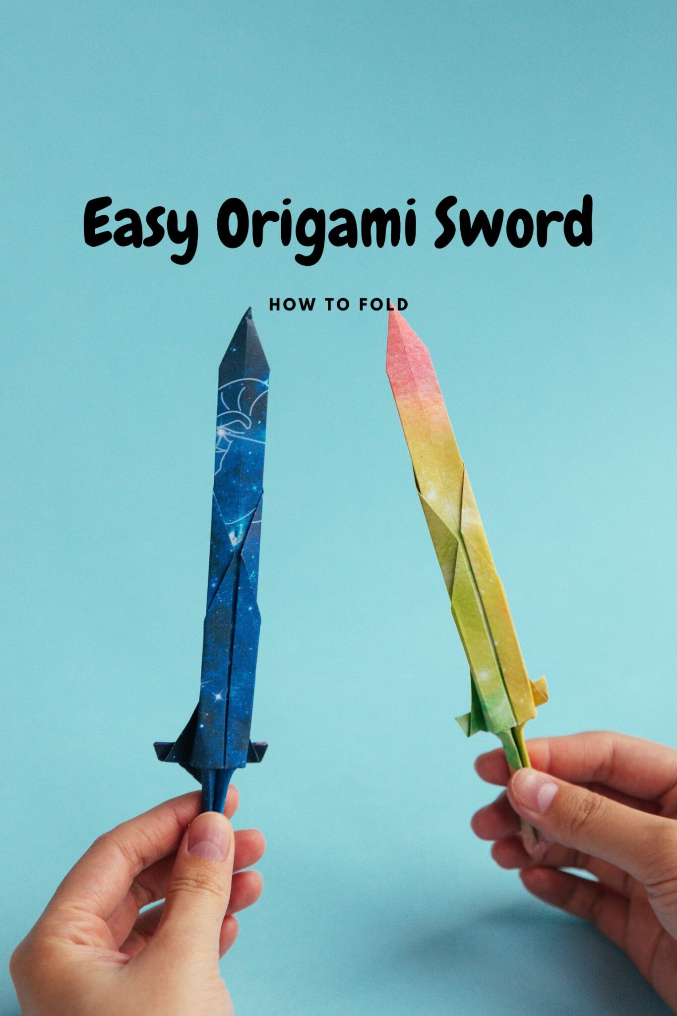 How to Fold an Easy Origami Sword - Origami OK