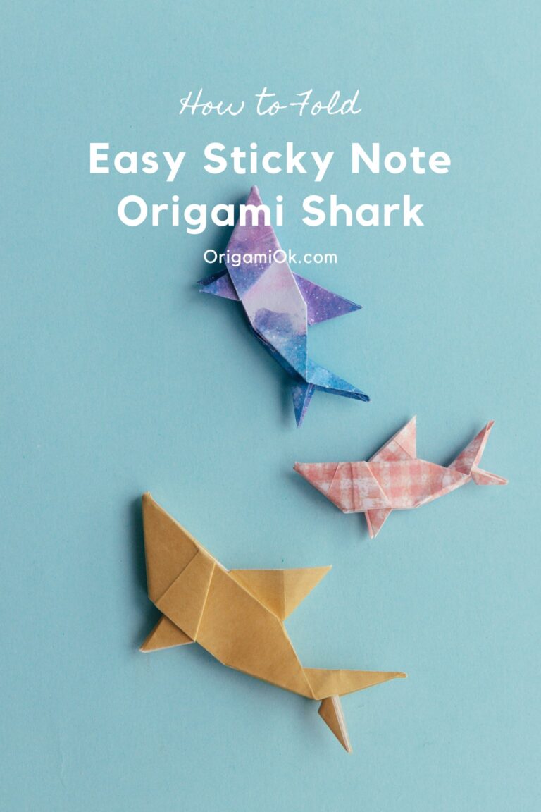 50+ Easy Sticky Note Origami Instructions - Origami OK