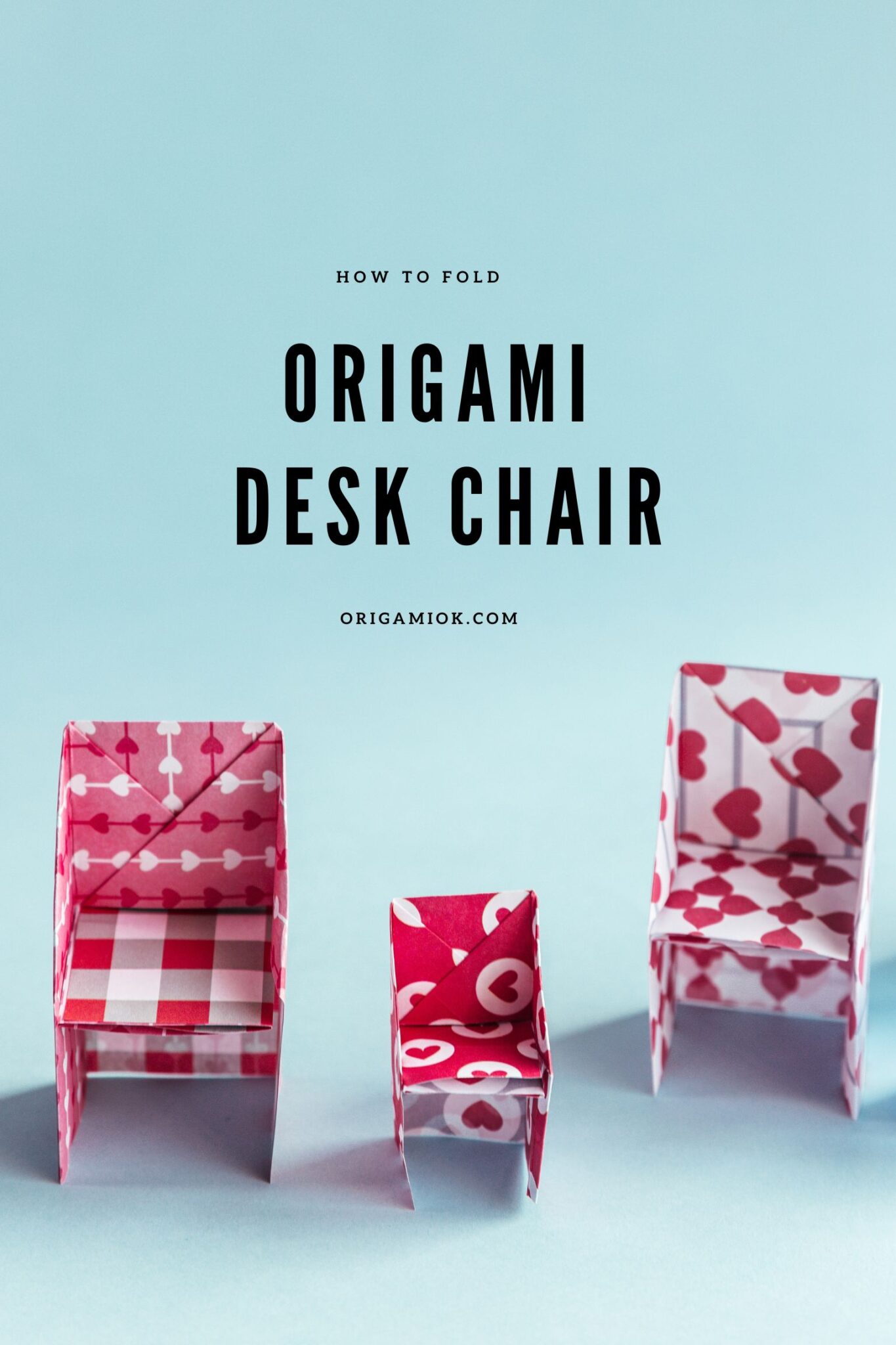 How to Make an Origami Desk Chair - Origami OK