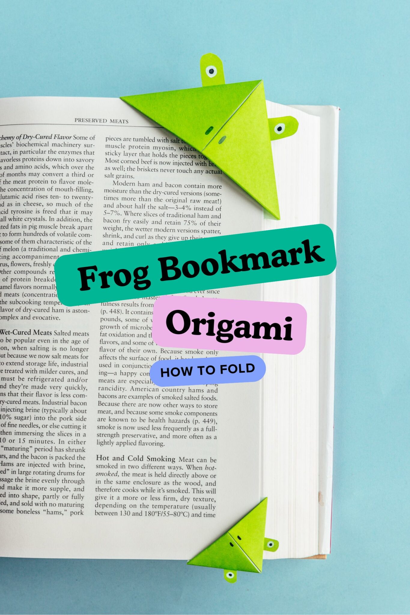 Origami Frog Bookmark: Step-by-Step Instructions - OrigamiOK