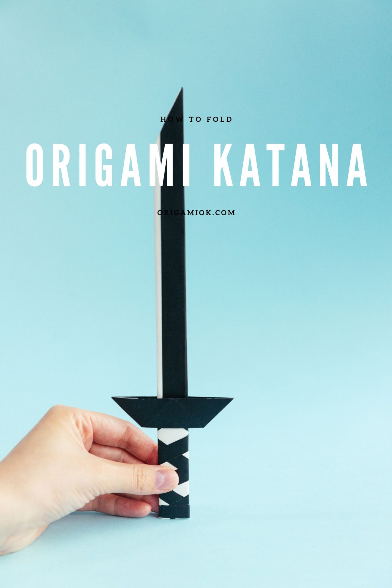 How to Fold an Origami Katana - Origami OK
