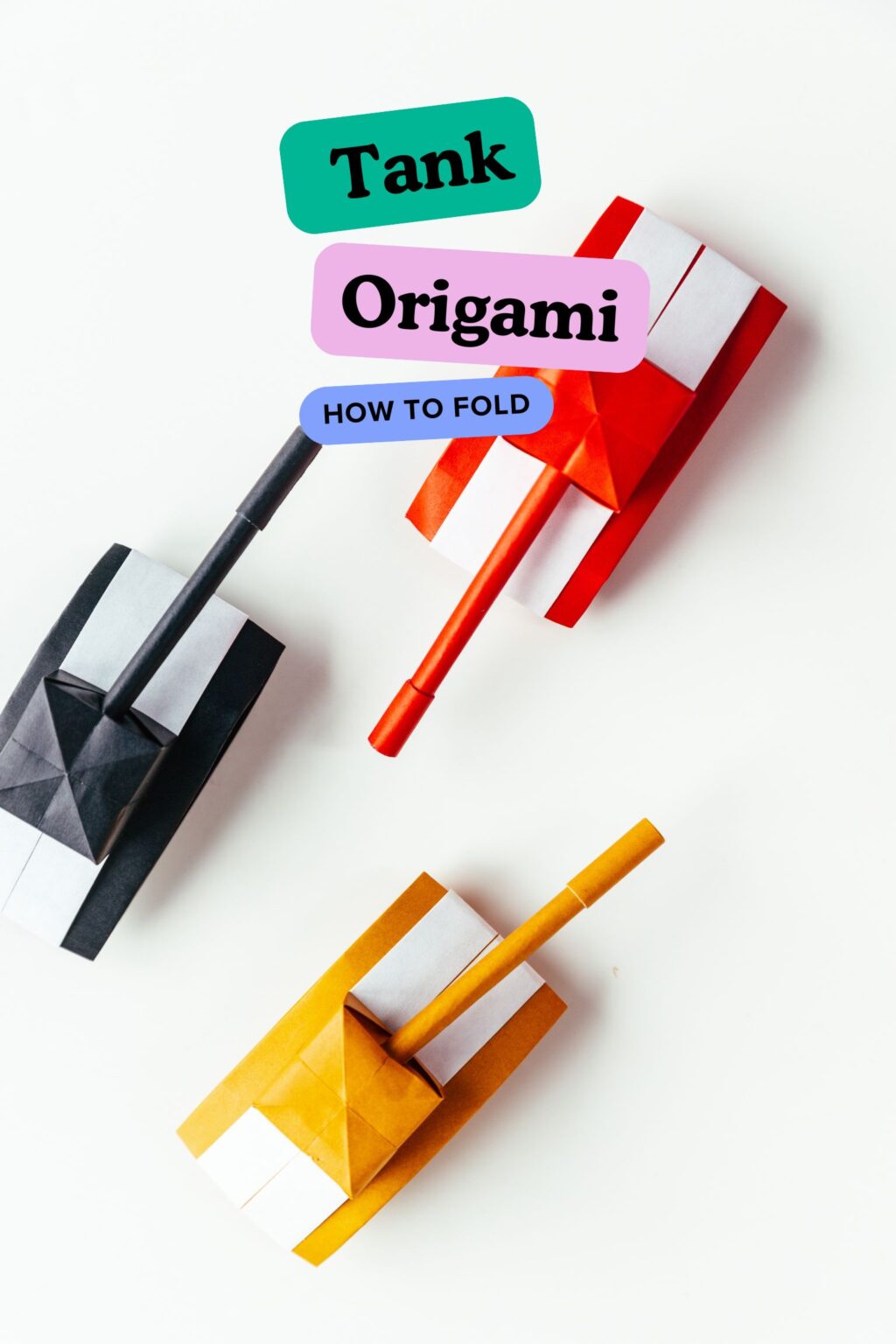 How to Fold an Origami Tank - Origami OK