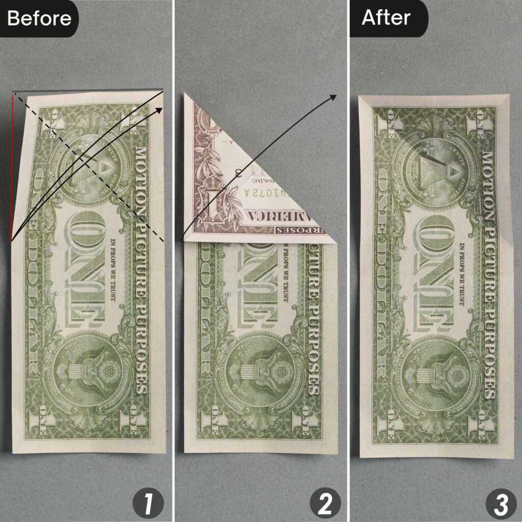 Easy Dollar Bill Origami Christmas Tree Instruction - Origami OK