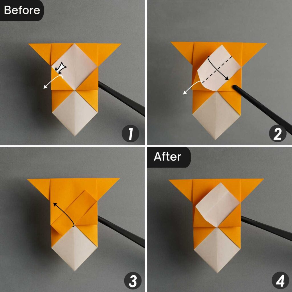 How to Make an Origami Dog Bookmark - Origami OK