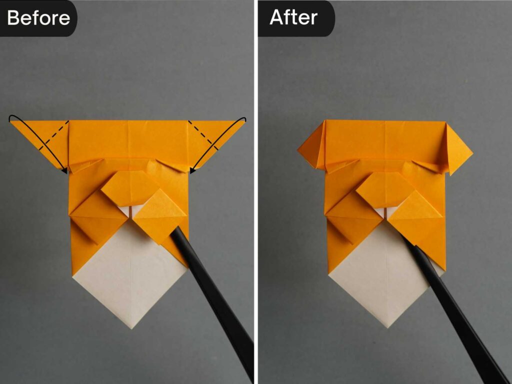 How to Make an Origami Dog Bookmark - Origami OK