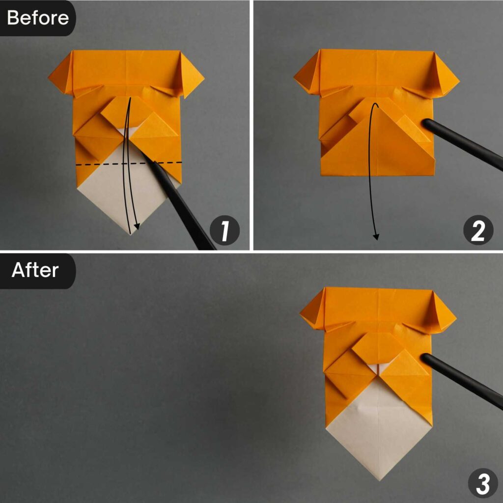 How to Make an Origami Dog Bookmark - Origami OK