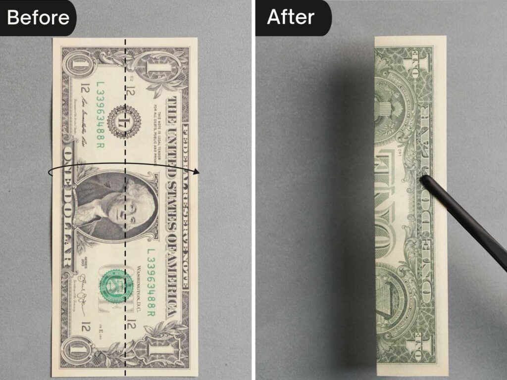Easy Dollar Bill Origami Cat Instructions - OrigamiOK