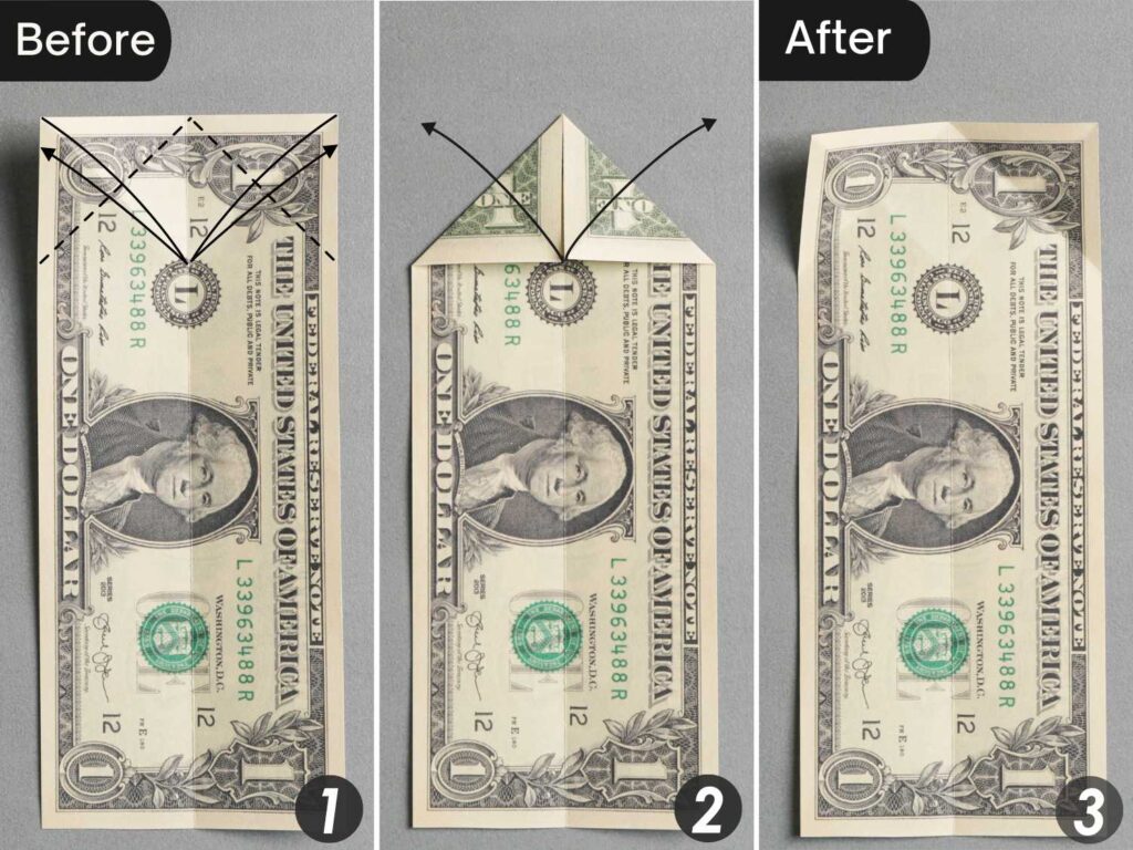 Easy Dollar Bill Origami Cat Instruction - Origami OK