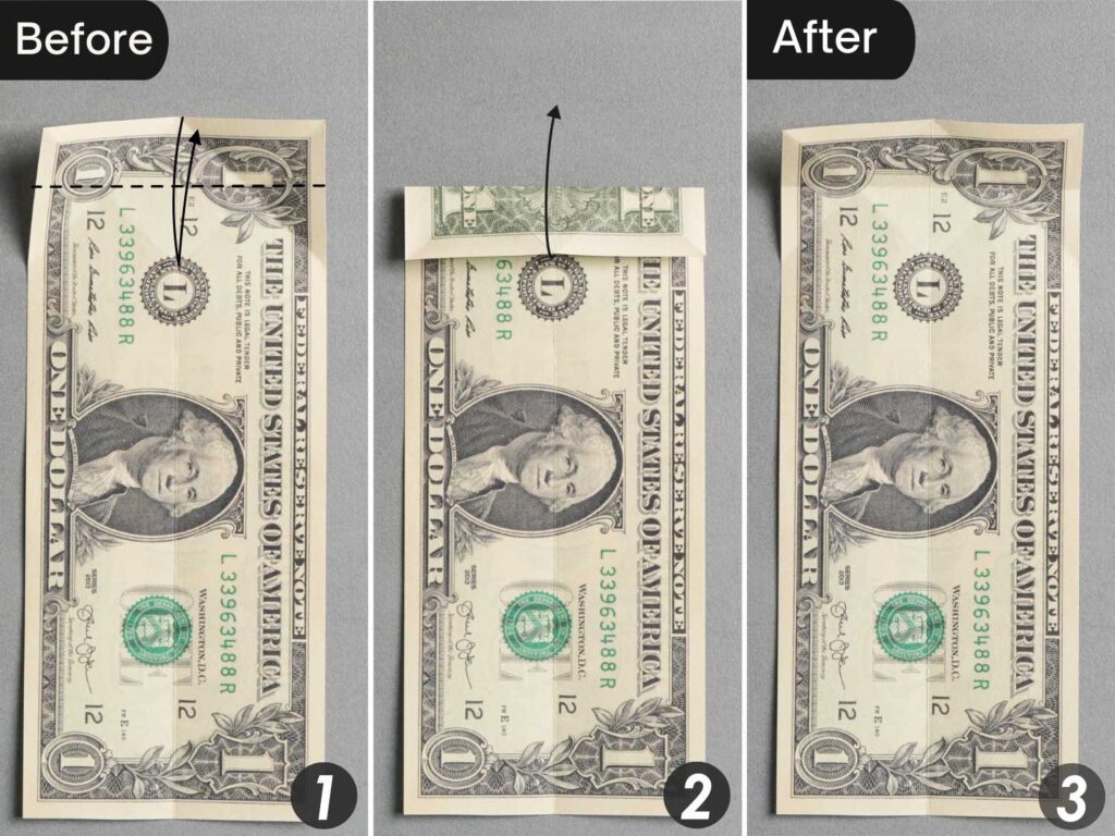 Easy Dollar Bill Origami Cat Instructions - OrigamiOK