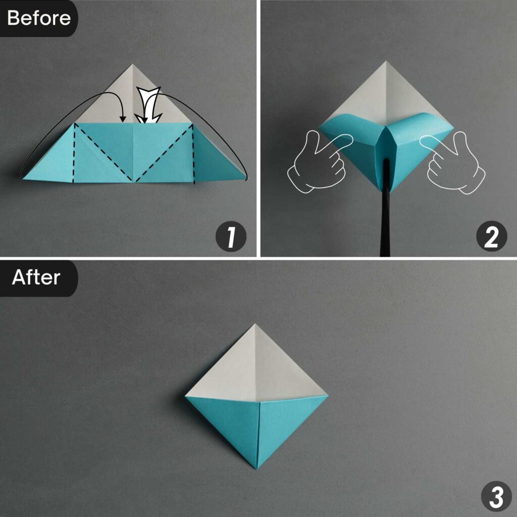 Origami Shark Bookmark: Step-by-Step Instructions - OrigamiOK