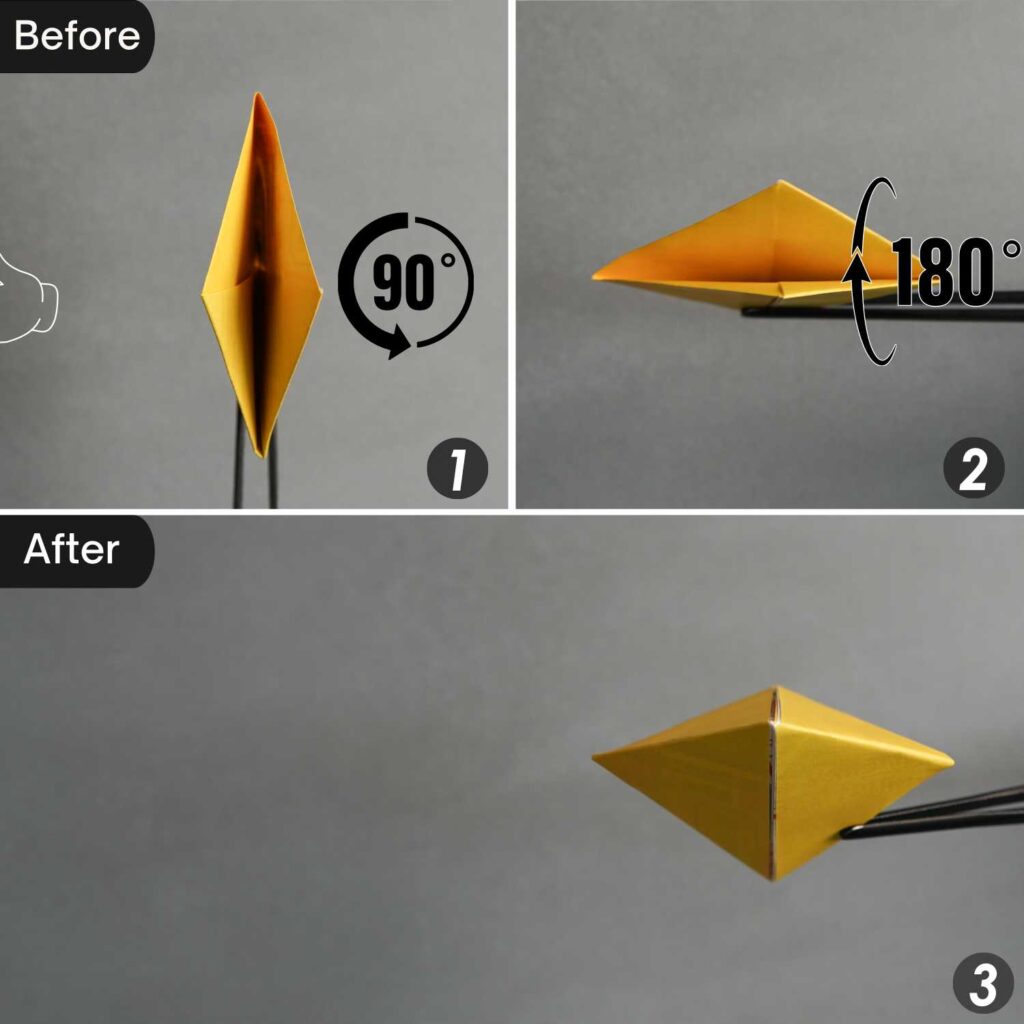 Easy Sticky Note Origami Boat Instructions - OrigamiOK