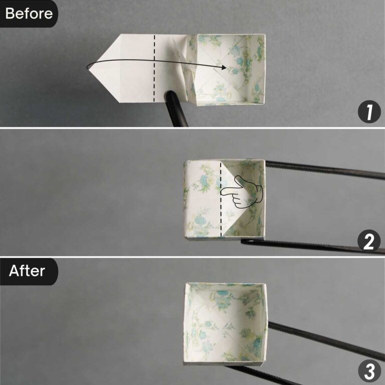 Easy Sticky Note Origami Box - Origami OK