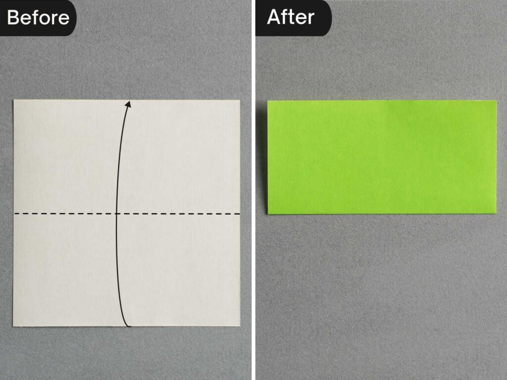 Easy Sticky Note Origami Frog - Origami OK