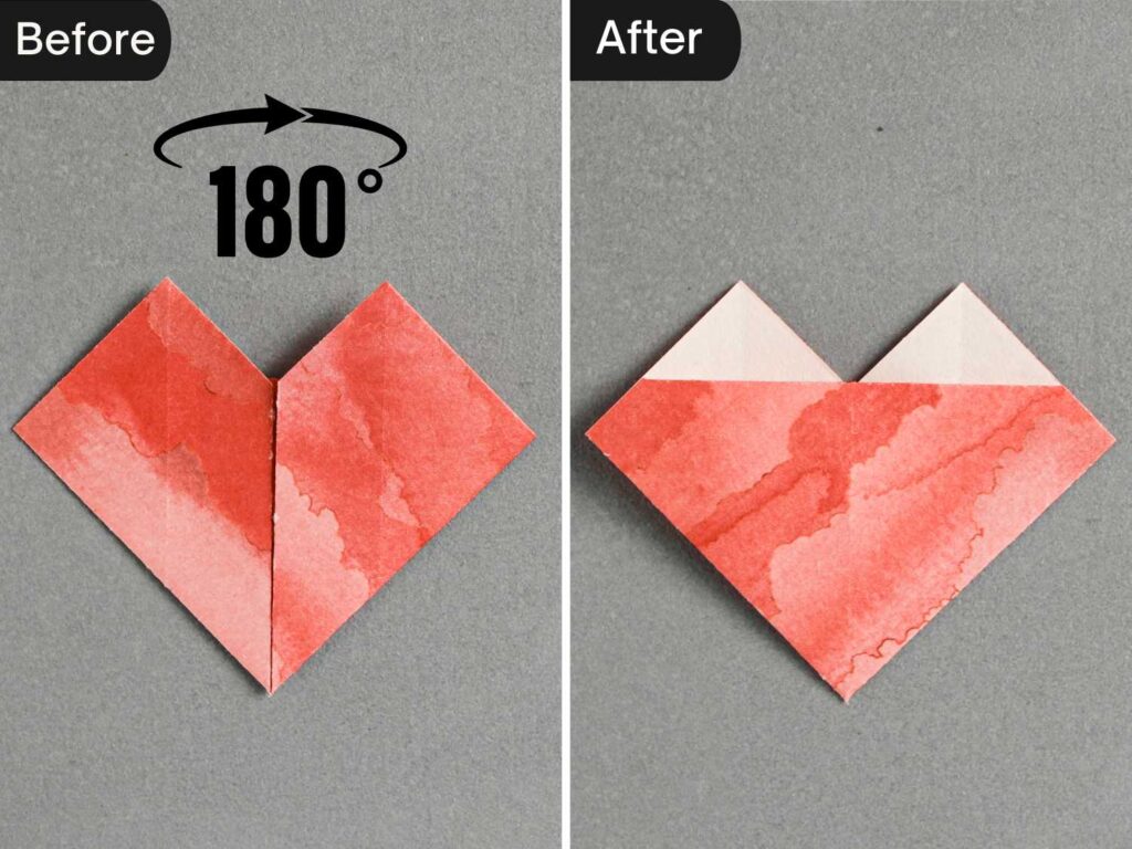 Easy Sticky Note Origami Heart - Origami OK