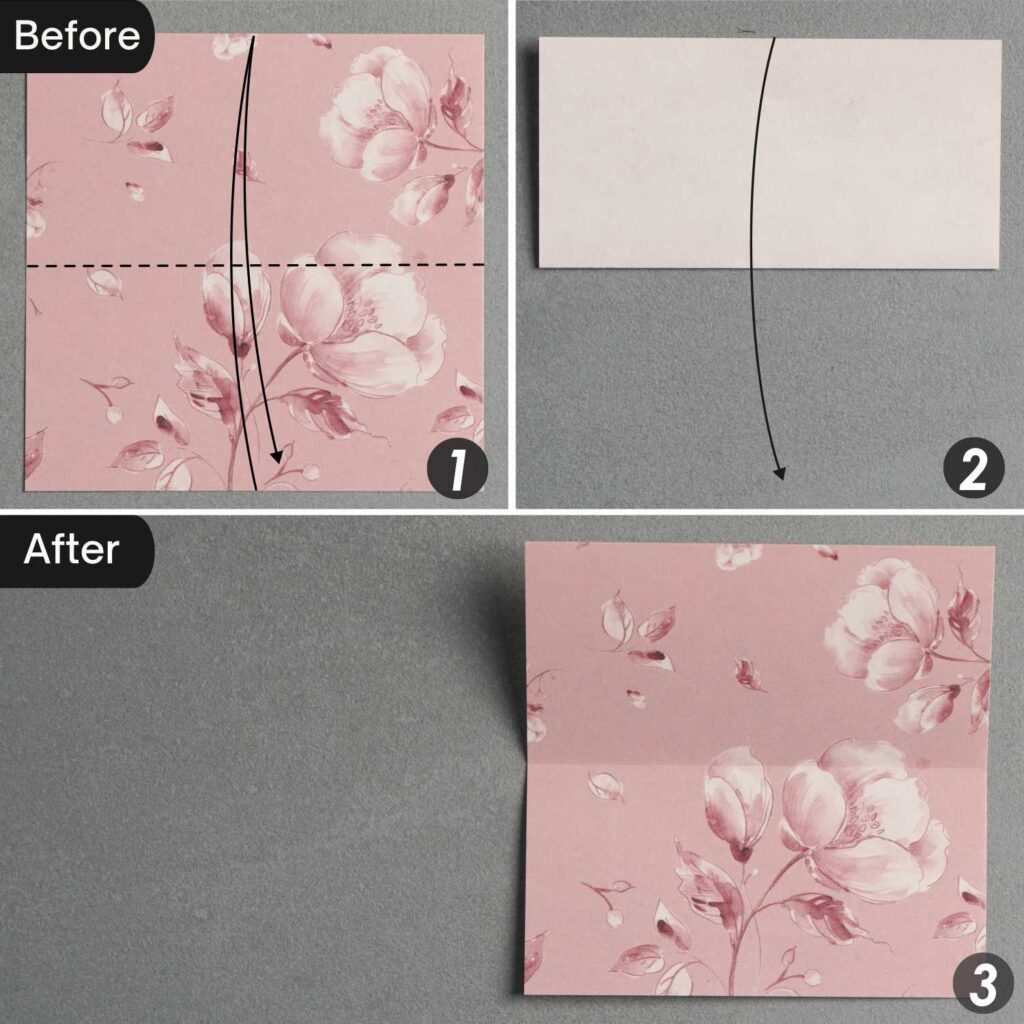 Easy Sticky Note Origami Rose - Origami OK