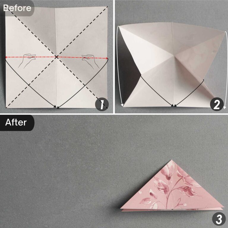 Easy Sticky Note Origami Rose - Origami OK