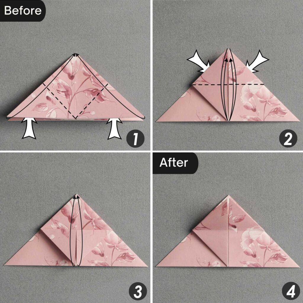 Easy Sticky Note Origami Rose - Origami OK