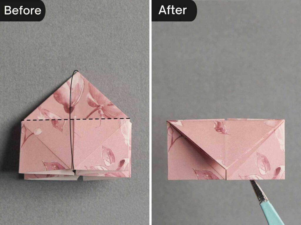 Easy Sticky Note Origami Rose - Origami OK